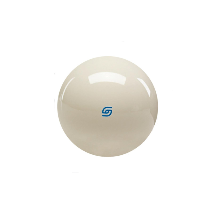 Aramith Premium Cue Ball – 2 1/4" with Blue Logo – Pyramid Billiards
